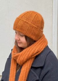 NANNA HAT - wemadewardrobe- wide rib hat knitting Pattern